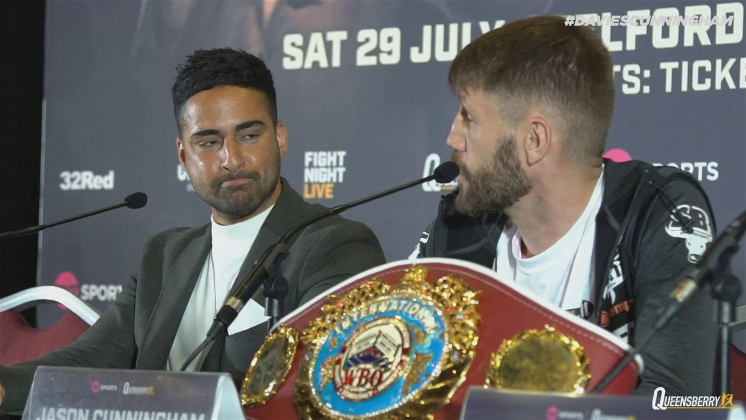 ‘He talks a lot’ - Jason Cunningham unfazed by threat of Liam Davies ...