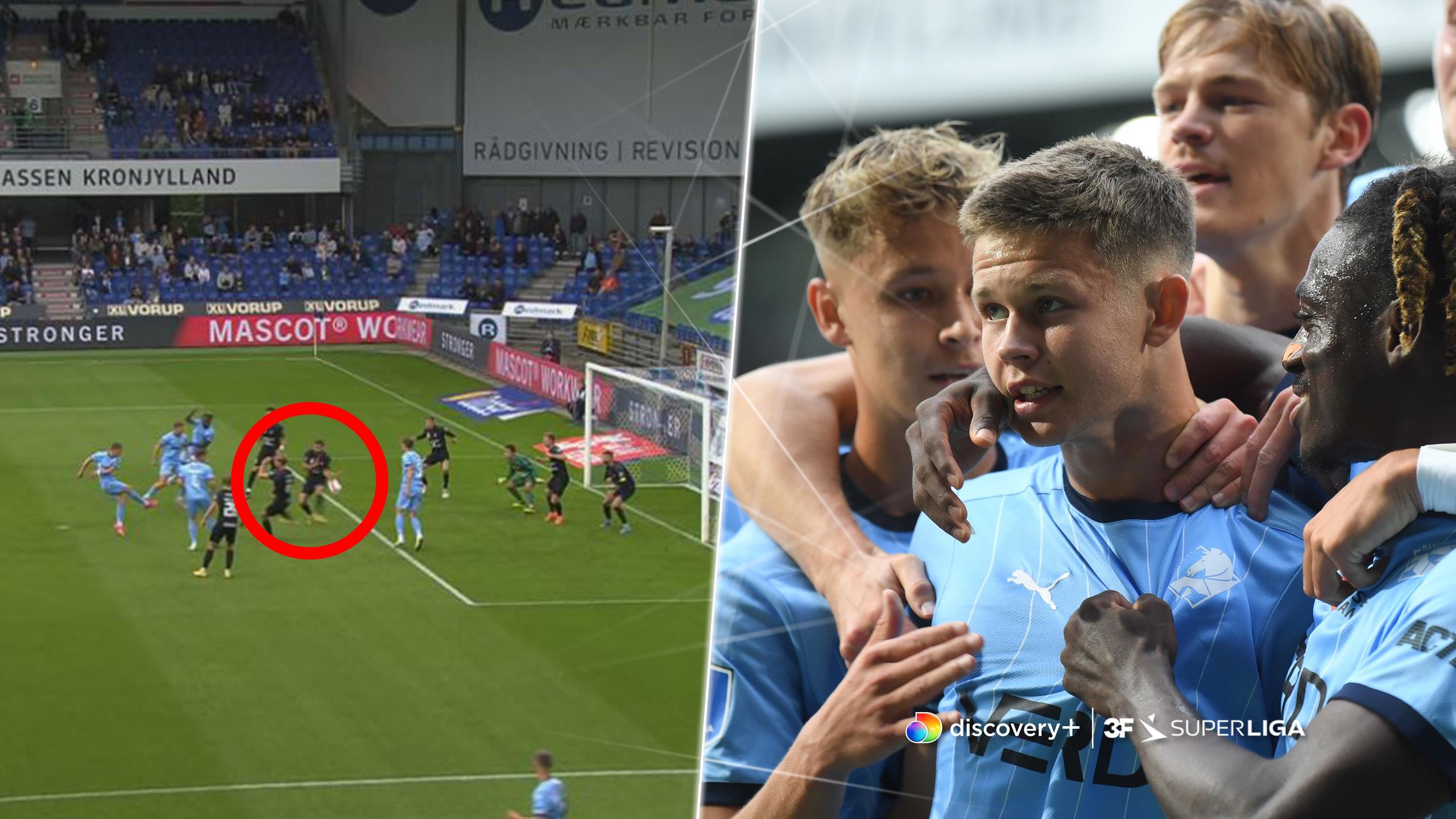 Randers kommer bedst fra start mod Hvidovre: Filip Bundgaard scorer ...