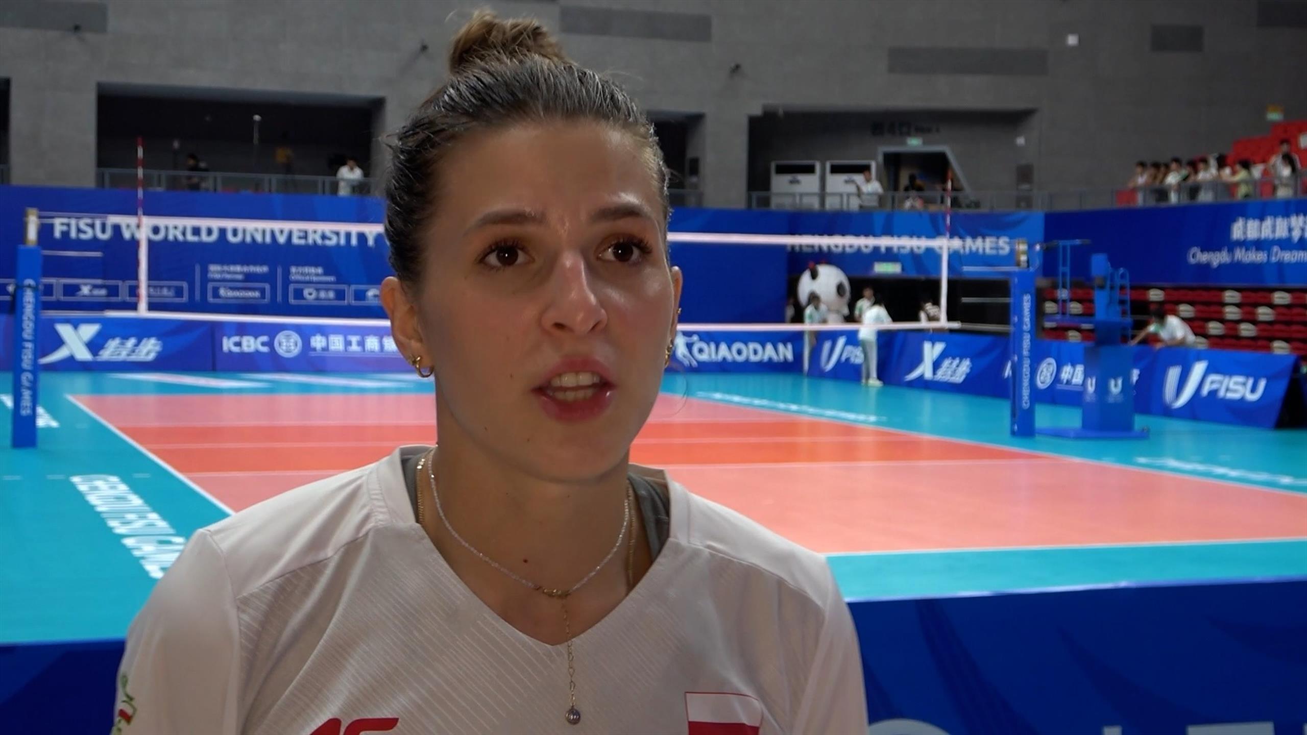 Alicja Grabka po awansie do półfinału turnieju na uniwersjadzie w ...