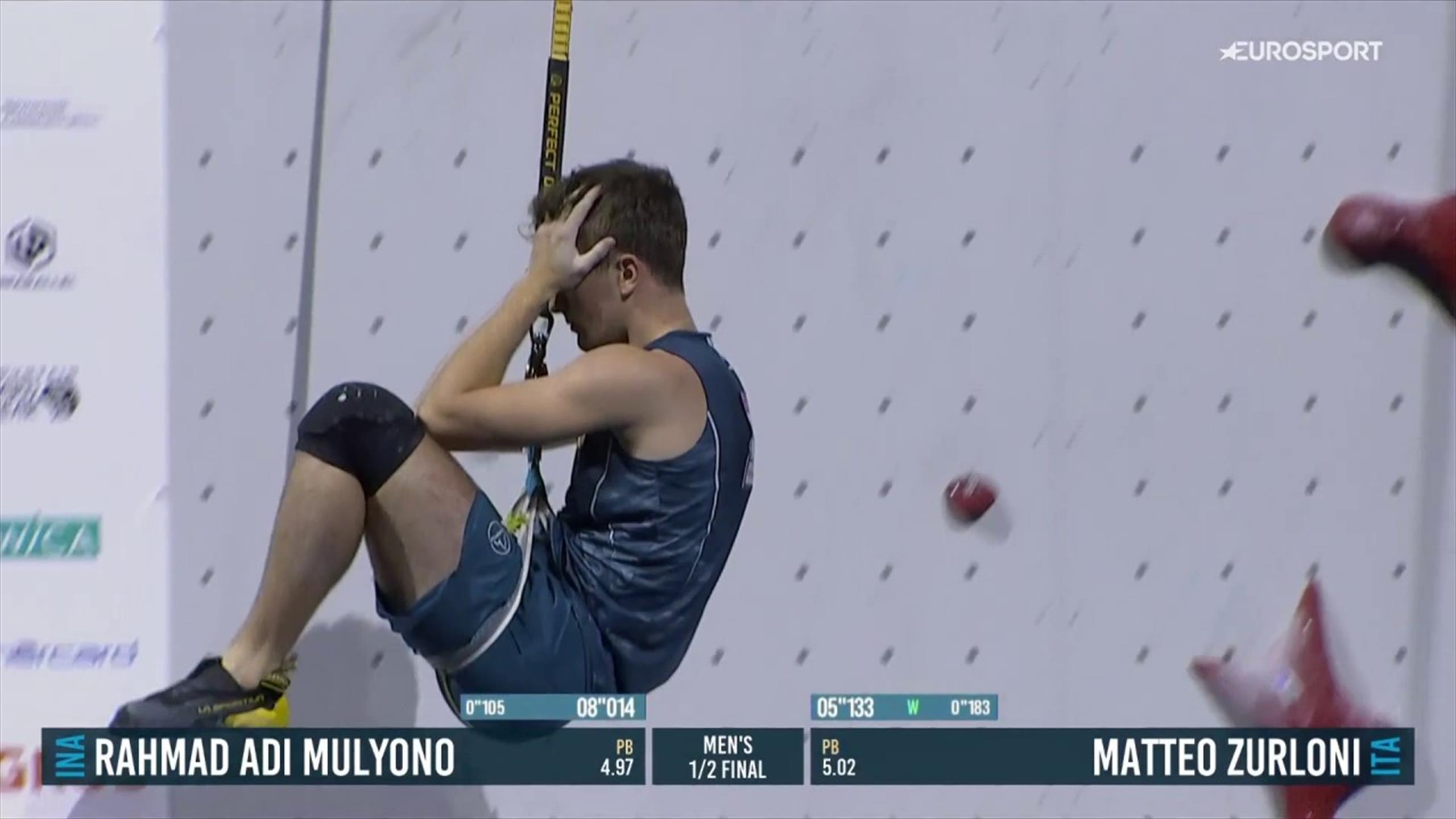 Matteo Zurloni incredulo: il momento in cui strappa il pass olimpico ...