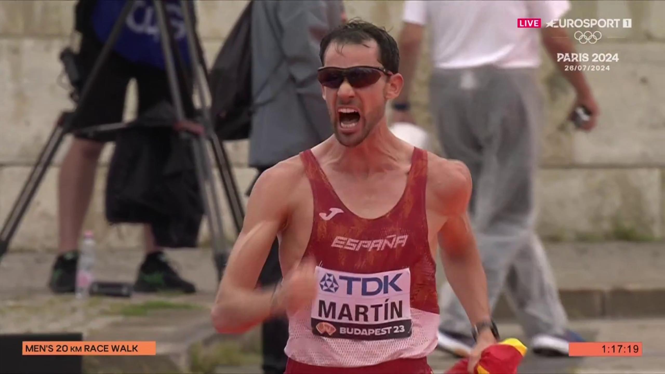 Alvaro Martin mistrzem świata w chodzie na 20 km - Lekkoatletyka wideo ...