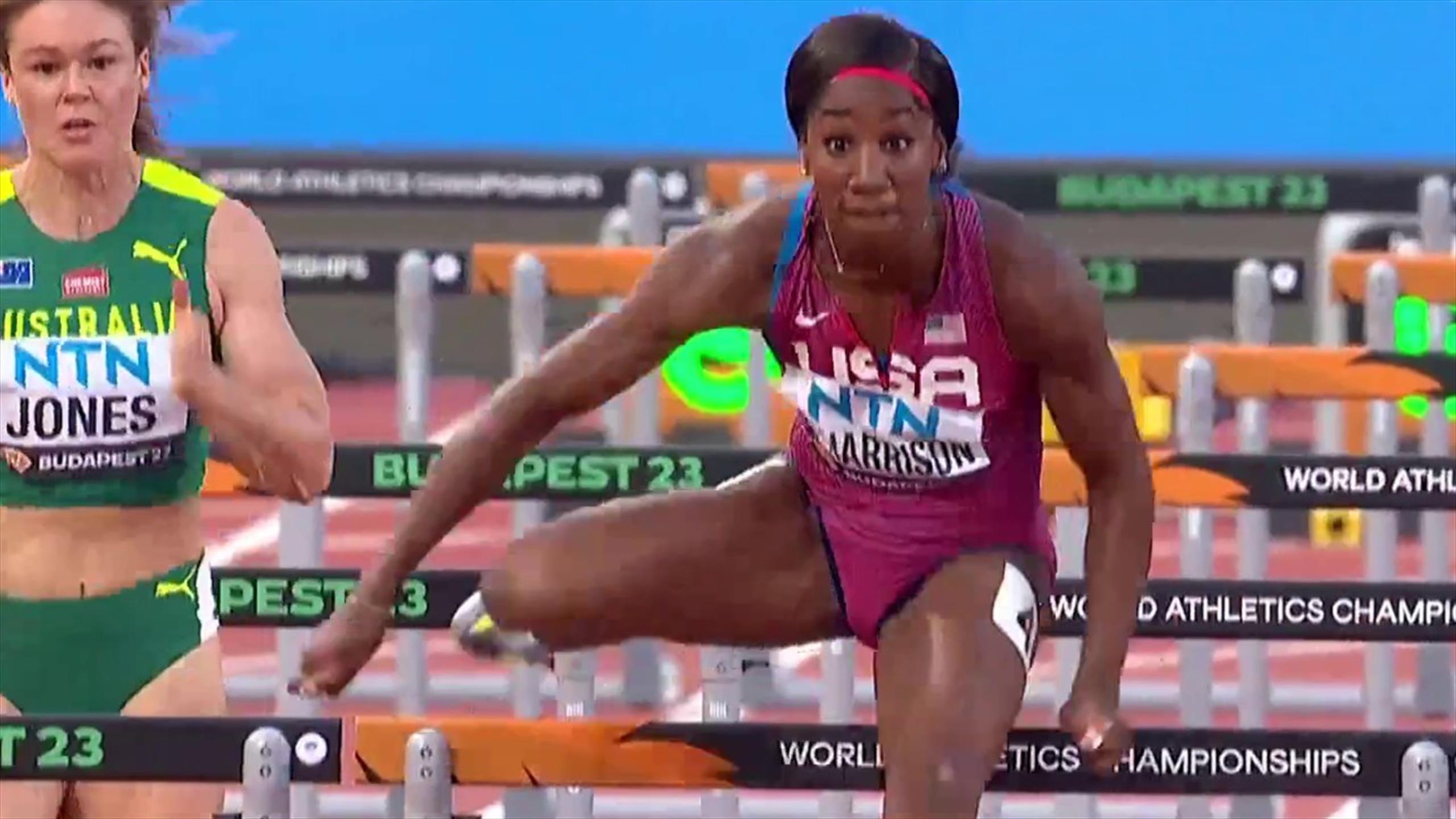 Leichtathletik-WM 2023: Kendra Harrison läuft Weltjahresbestzeit über ...