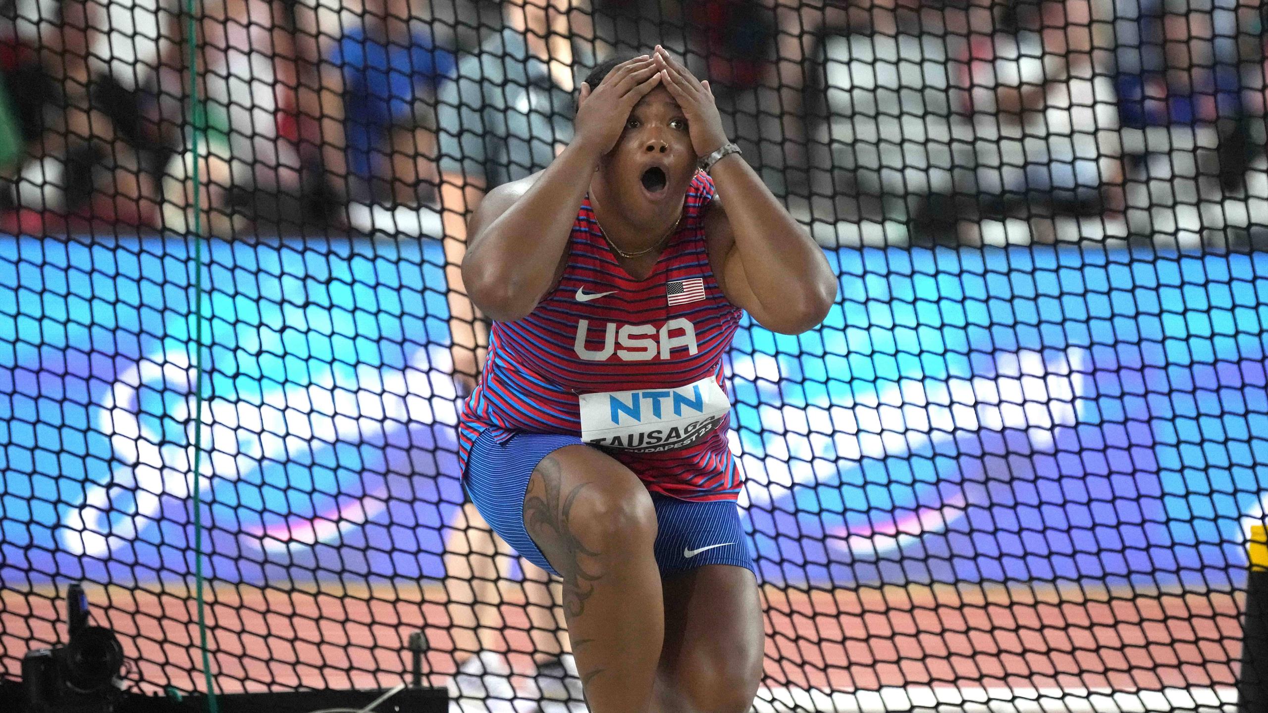 Laulauga Tausaga devient championne du monde du lancer du disque en ...