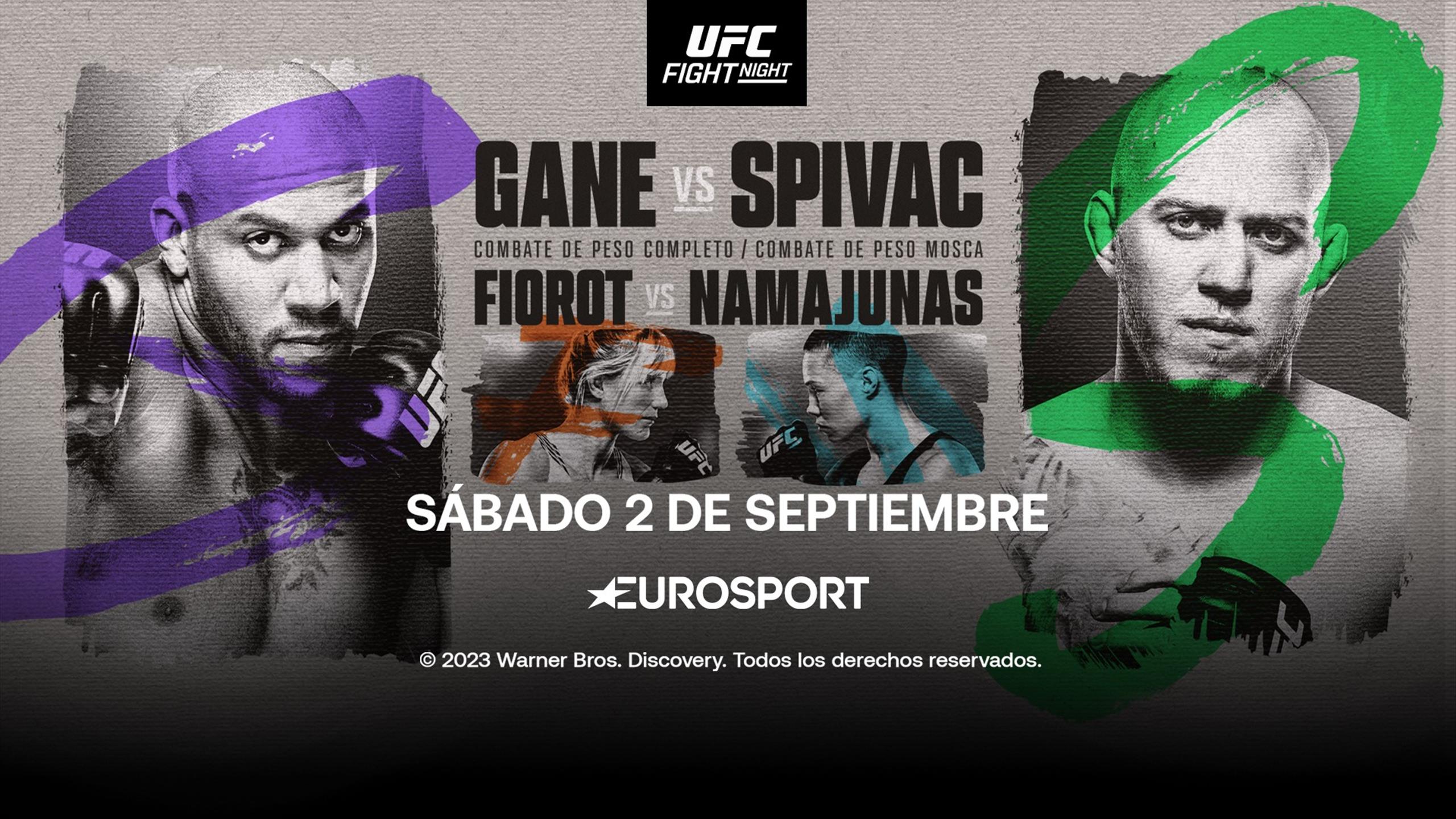 UFC Fight Night París Cyril Gane vs Serghei Spivac: Fecha, hora, canal ...