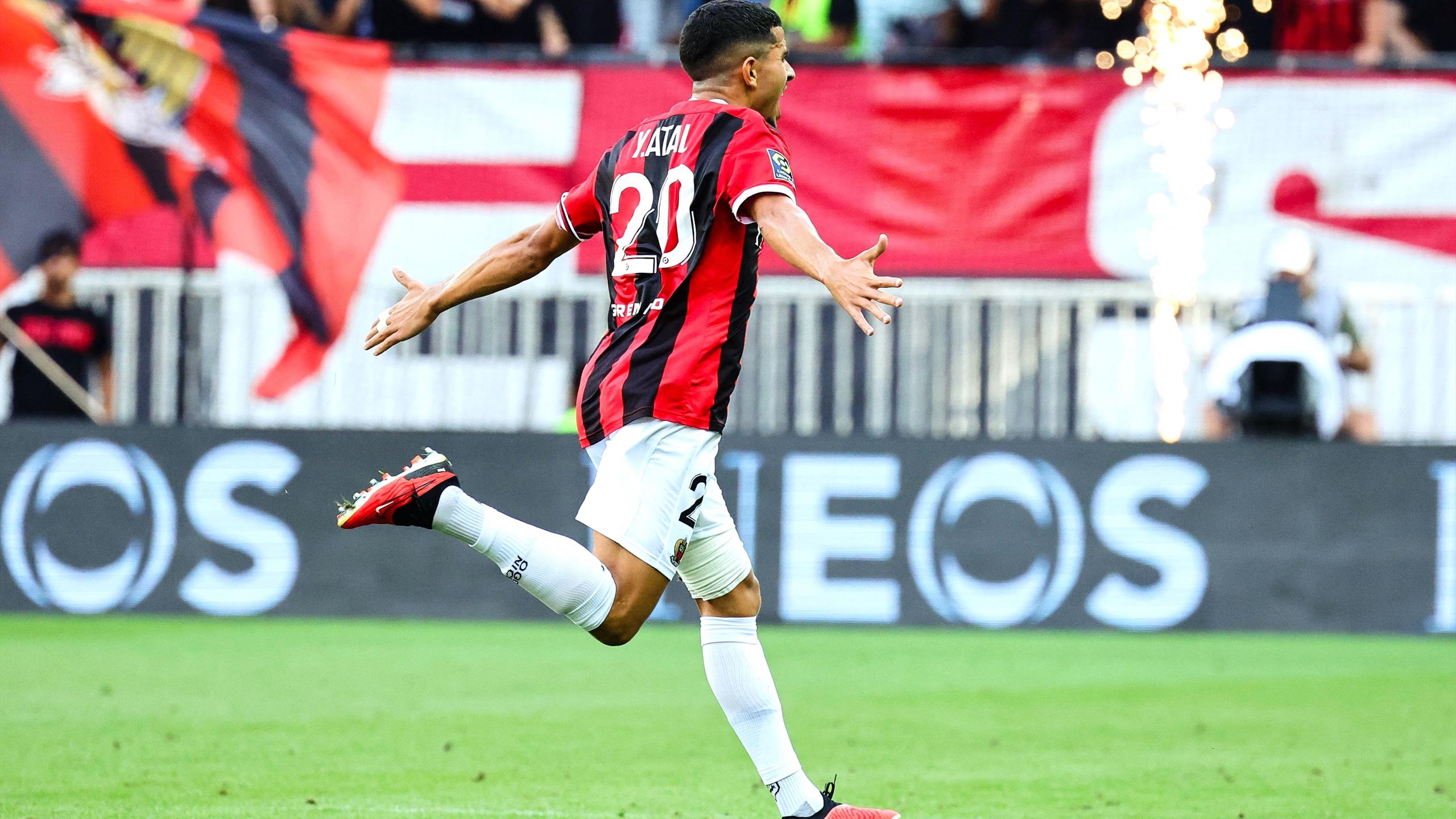 ‘An absolute beauty’ - Youcef Atal curls home a stunner to give Nice ...