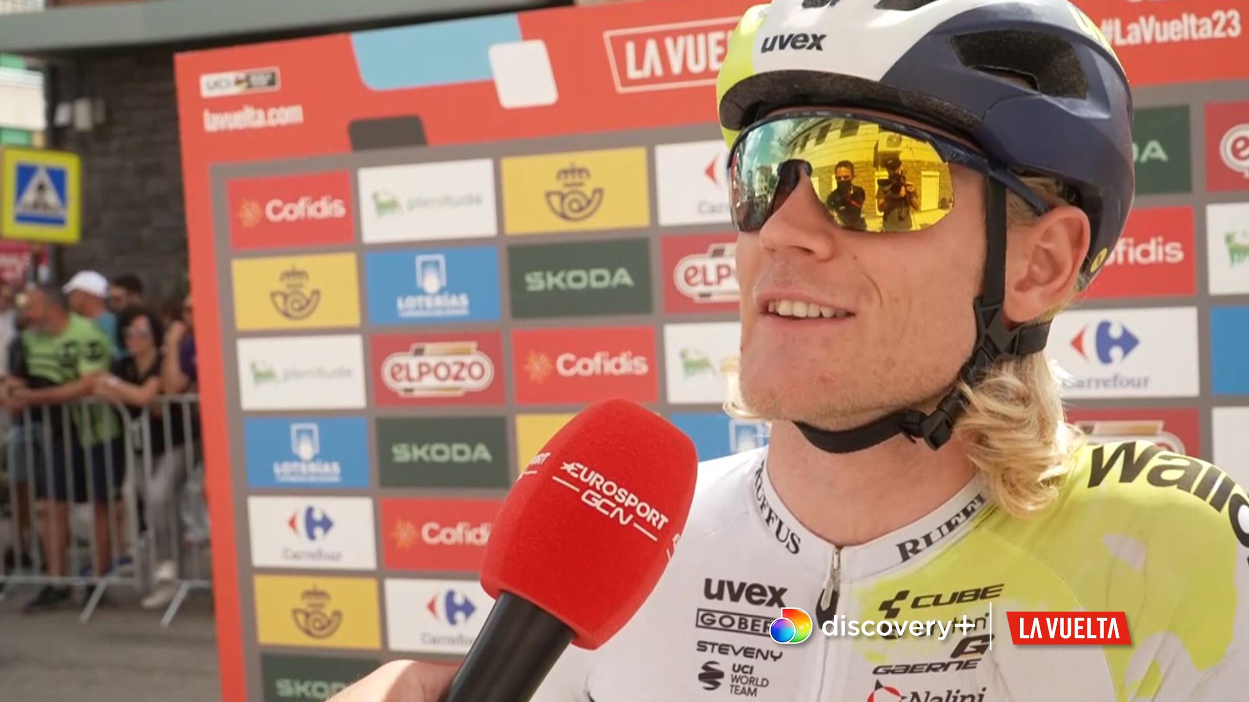 Julius Johansen forsøgte sig i udbrud på 11. etape af Vueltaen: Blev ...