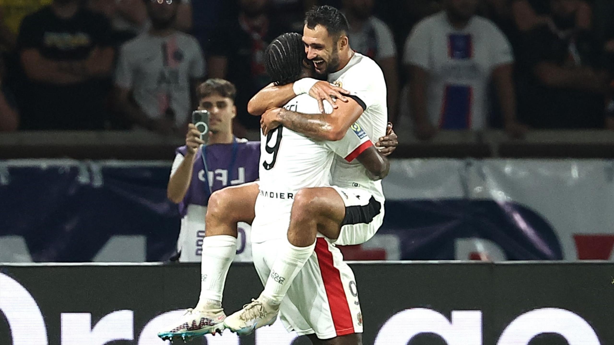 Terem Moffi's brilliant run creates Gaetan Laborde's goal for Nice at ...