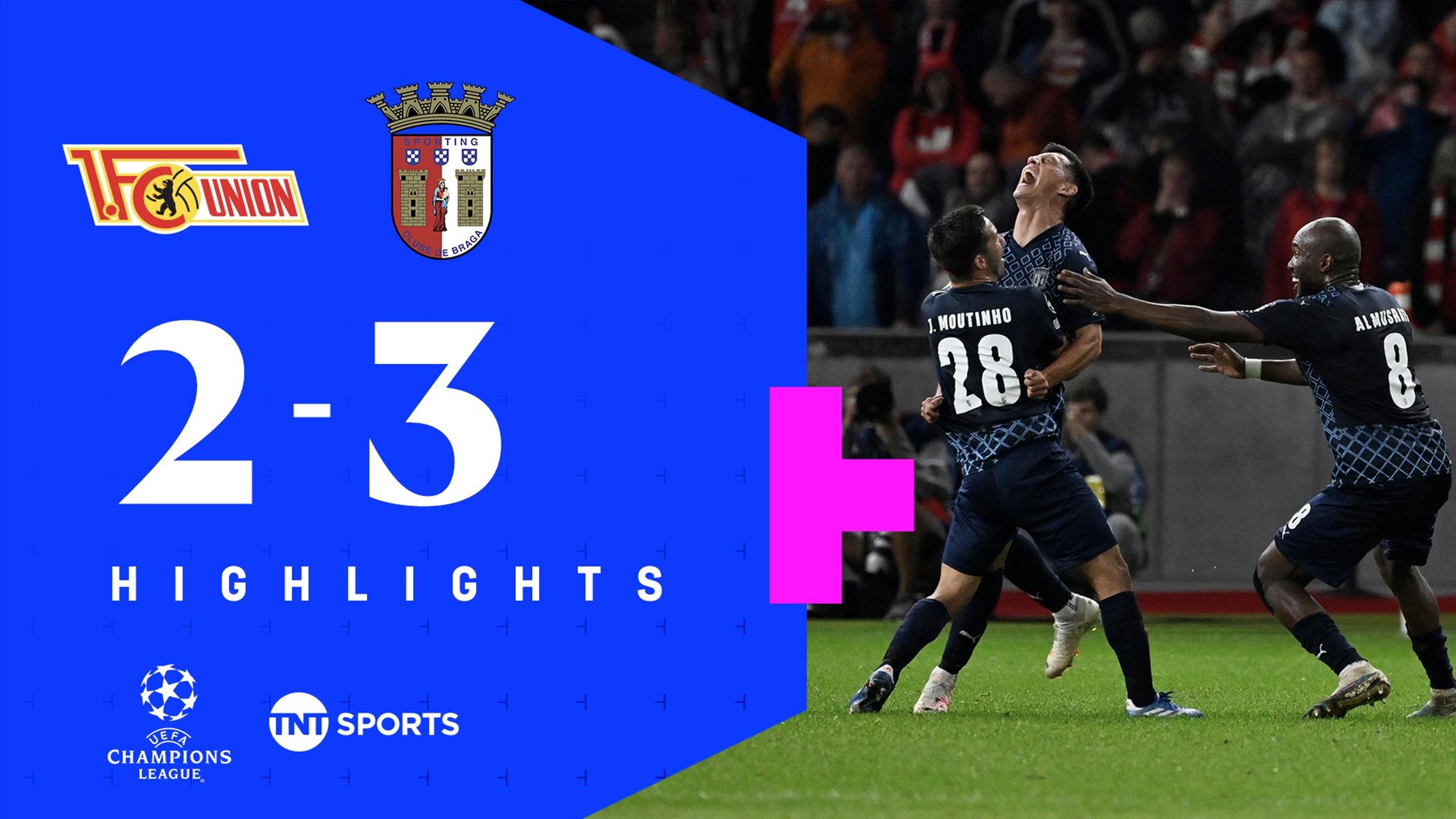 FC Union Berlin v SC Braga highlights as Andre Castro snatches late win for visitors in UEFA ...