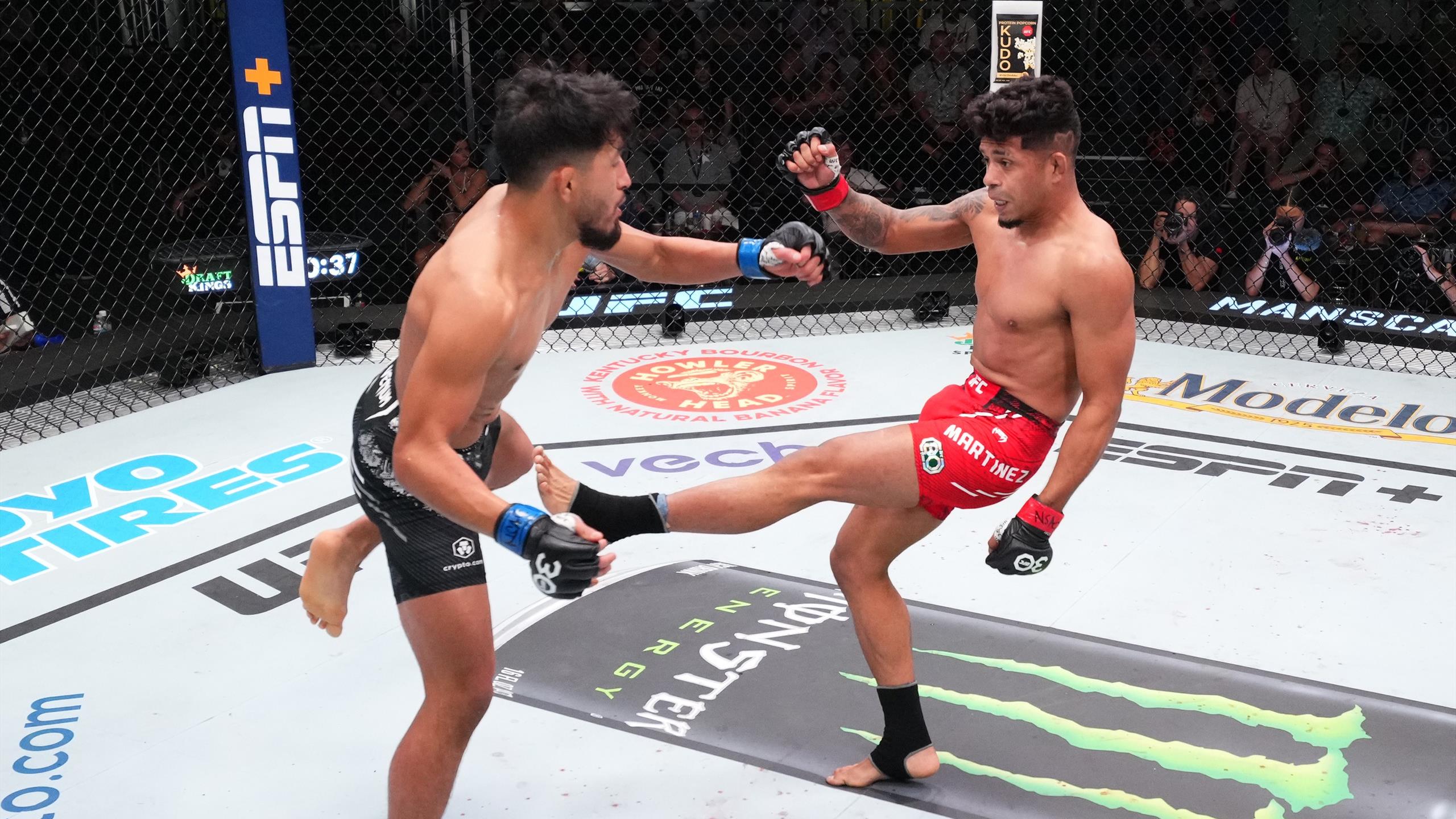 Jonathan Martinez stops Adrian Yanez with brutal kick to land 'big win ...