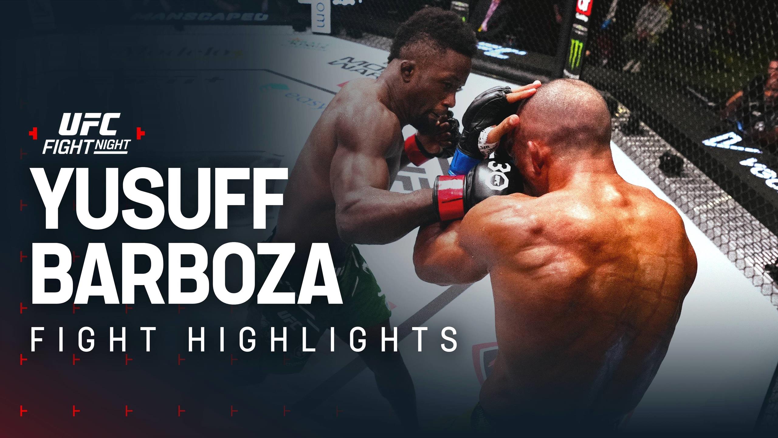 Edson Barboza v Sodiq Yusuff - Highlights from main event at UFC Fight ...