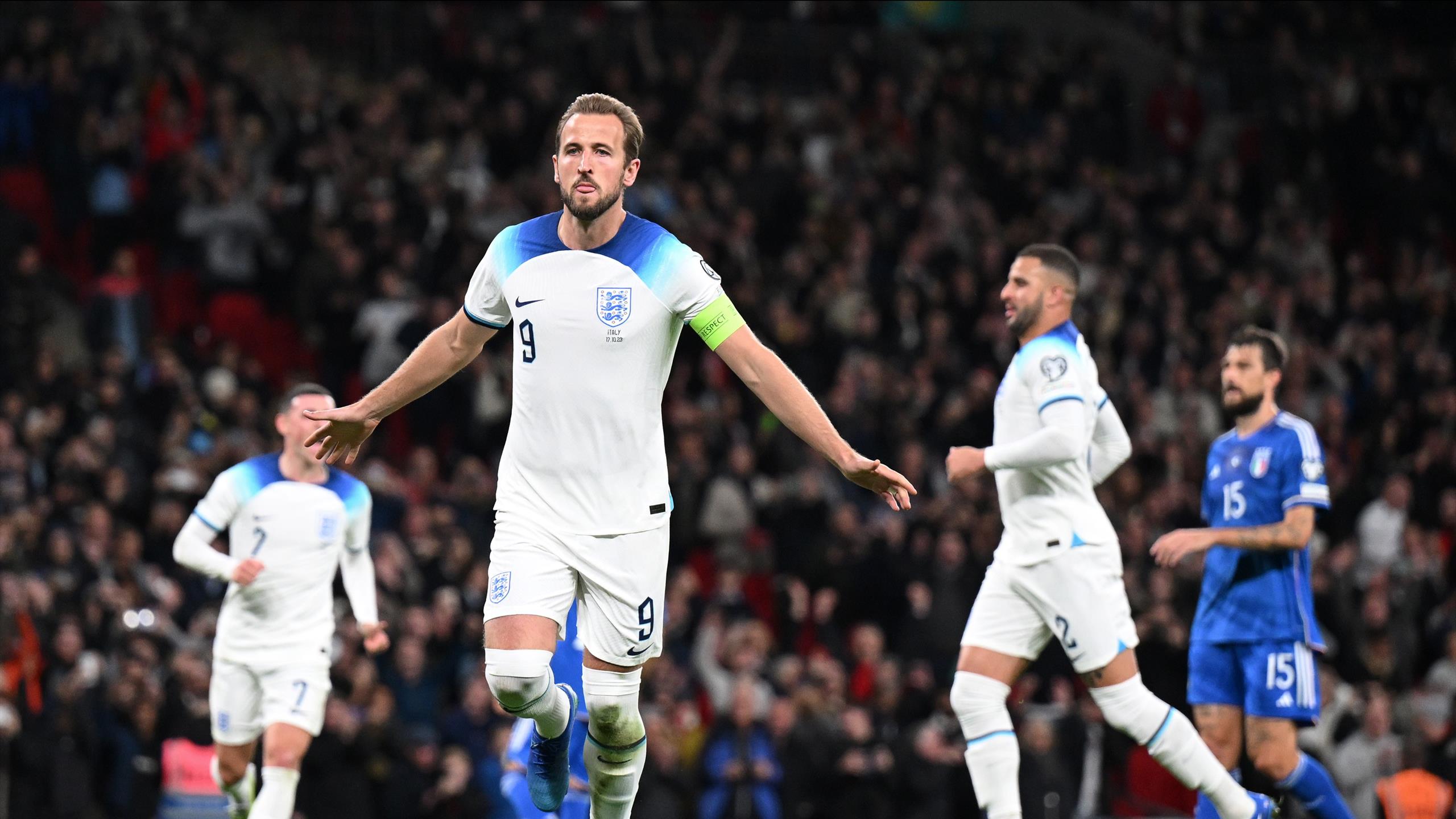 England 3-1 Italy - The Three Lions qualify for Euro 2024 as goals from ...