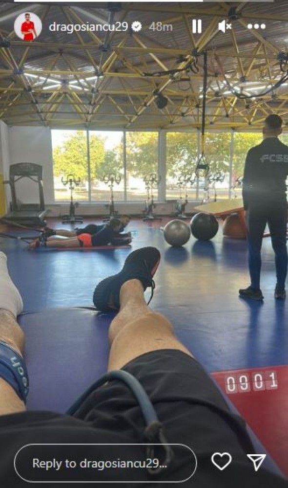 Dragoș Iancu se recuperează la baza FCSB! Care este starea jucătorului ...