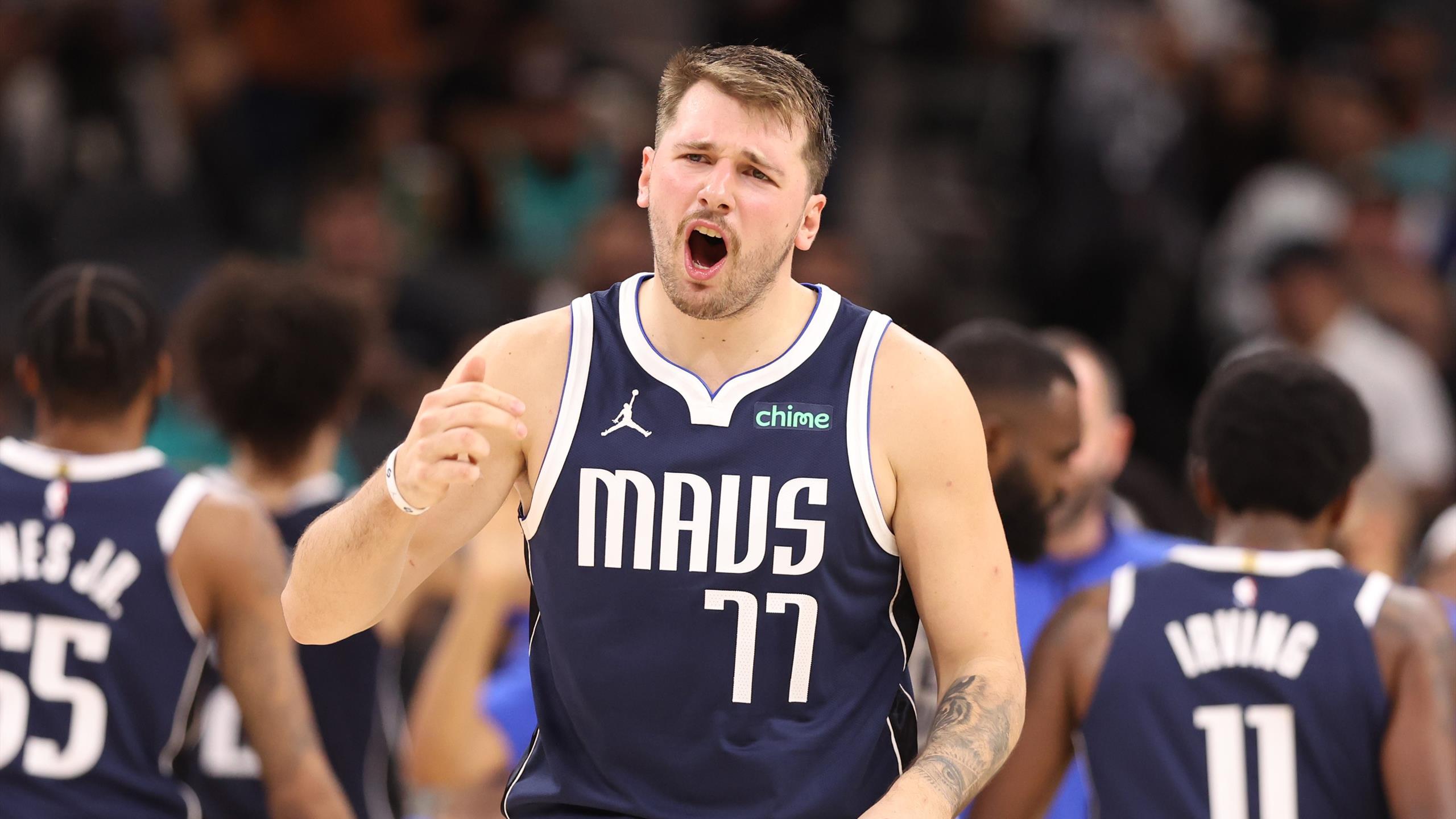 'He's a bad man, throwing daggers' - Luka Doncic drops superb three ...