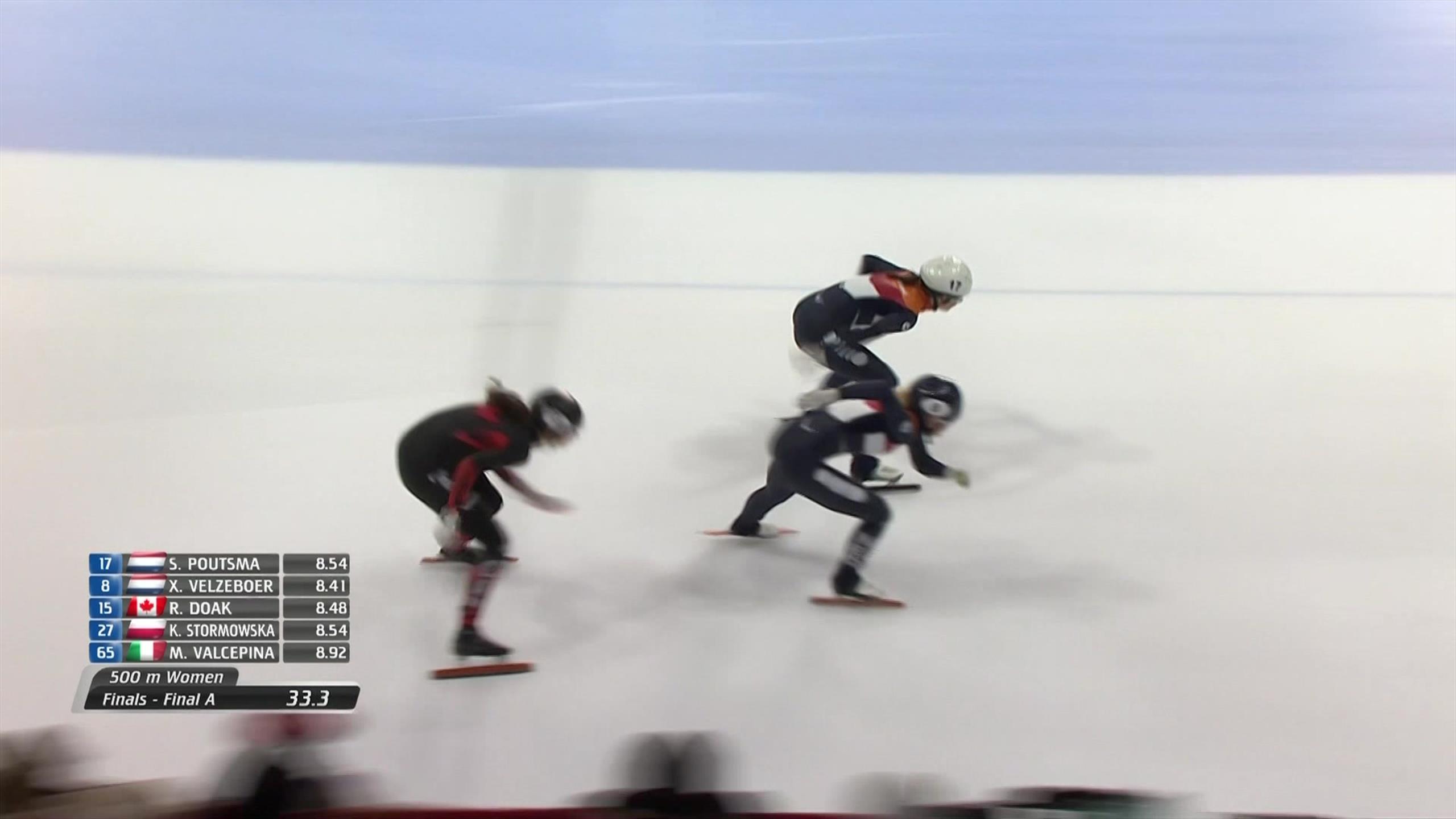 Martina Valcepina ancora sul podio nei 500 metri (dopo una squalifica): rivivi la gara - Short ...