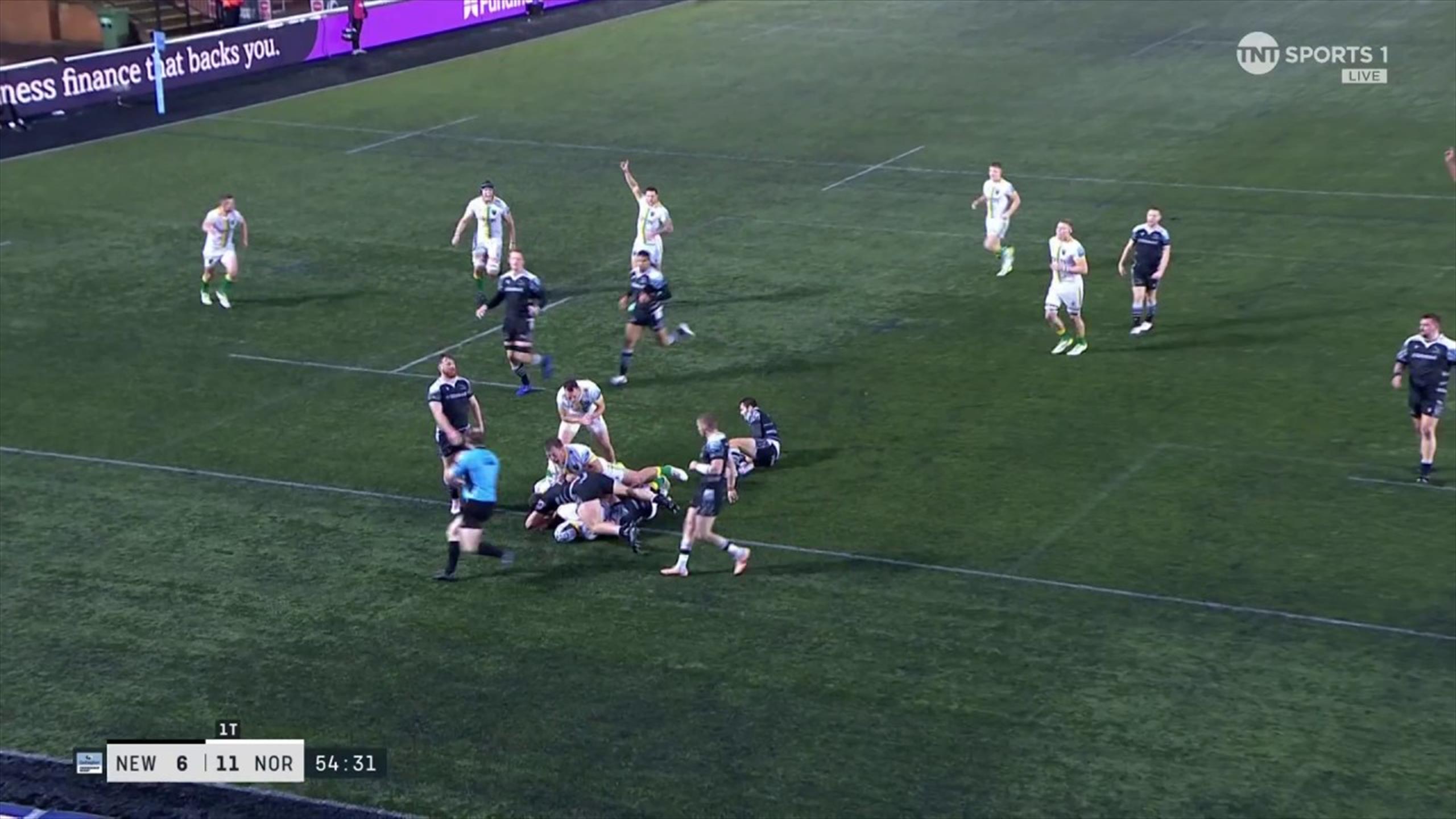 'One moment of brilliance' - Northampton notch first try after 'lovely ...