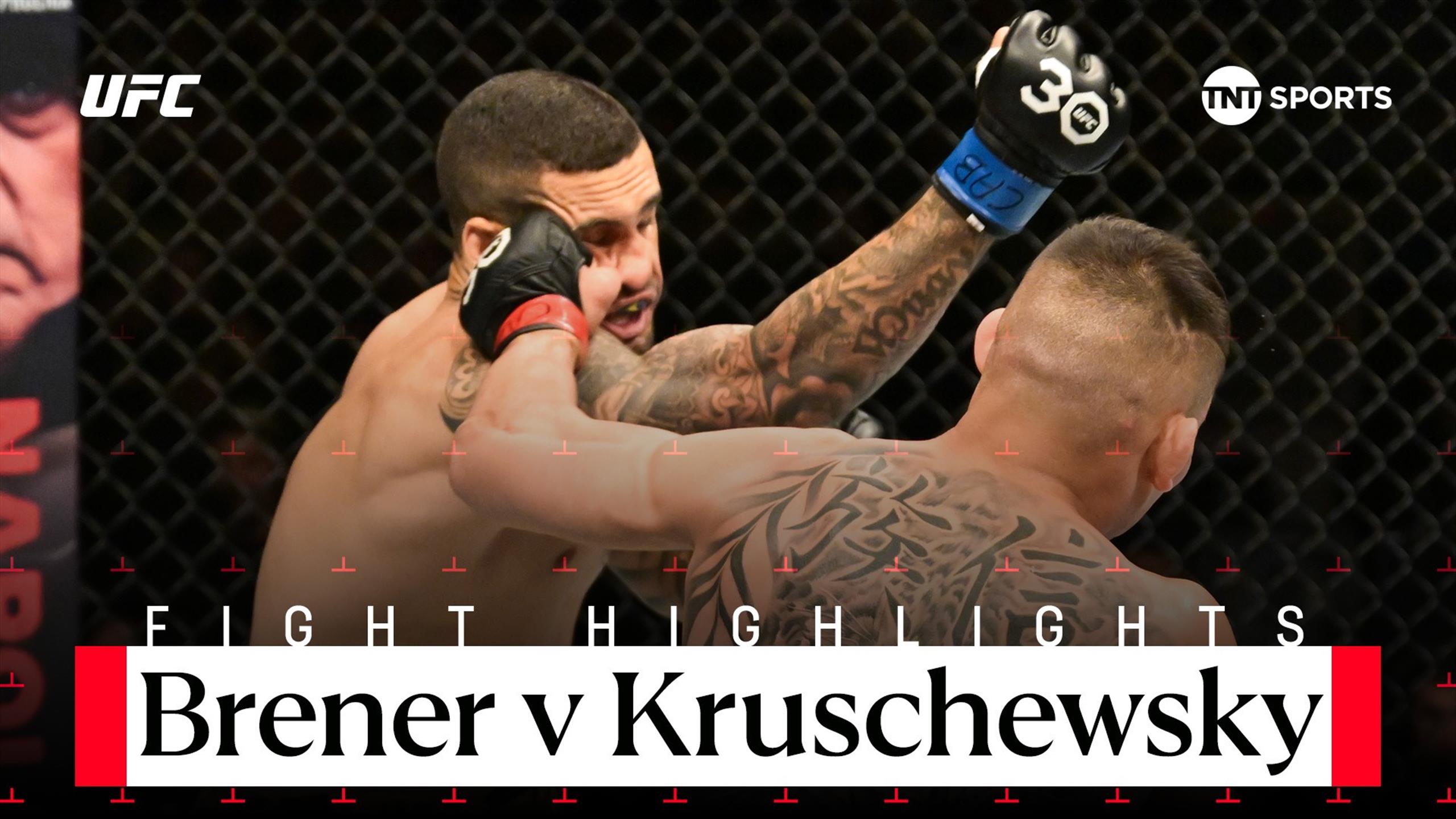 Elves Brener v Kaynan Kruschewsky - UFC Fight Night in Sao Paulo ...