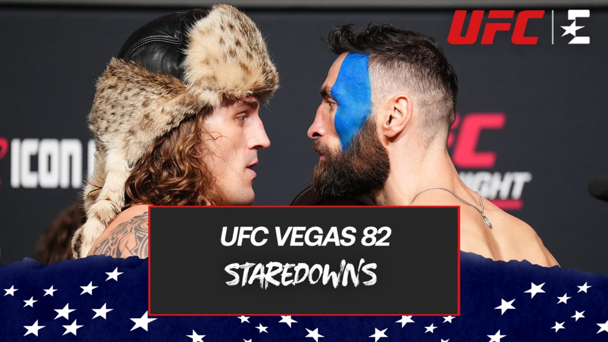 UFC Vegas 82 | Staredowns - Mixed Martial Arts video - Eurosport