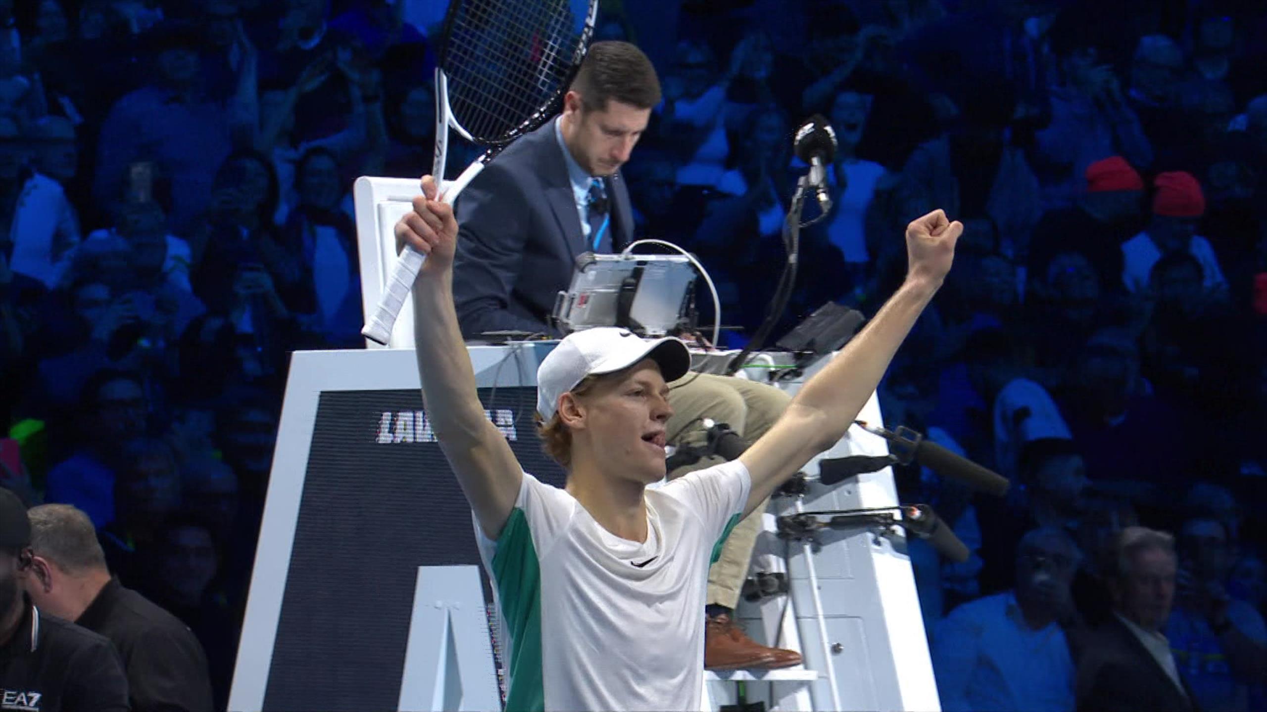 Jannik Sinner, primul finalist de la Turneul Campionilor. Italianul, performanţă incredibilă ...