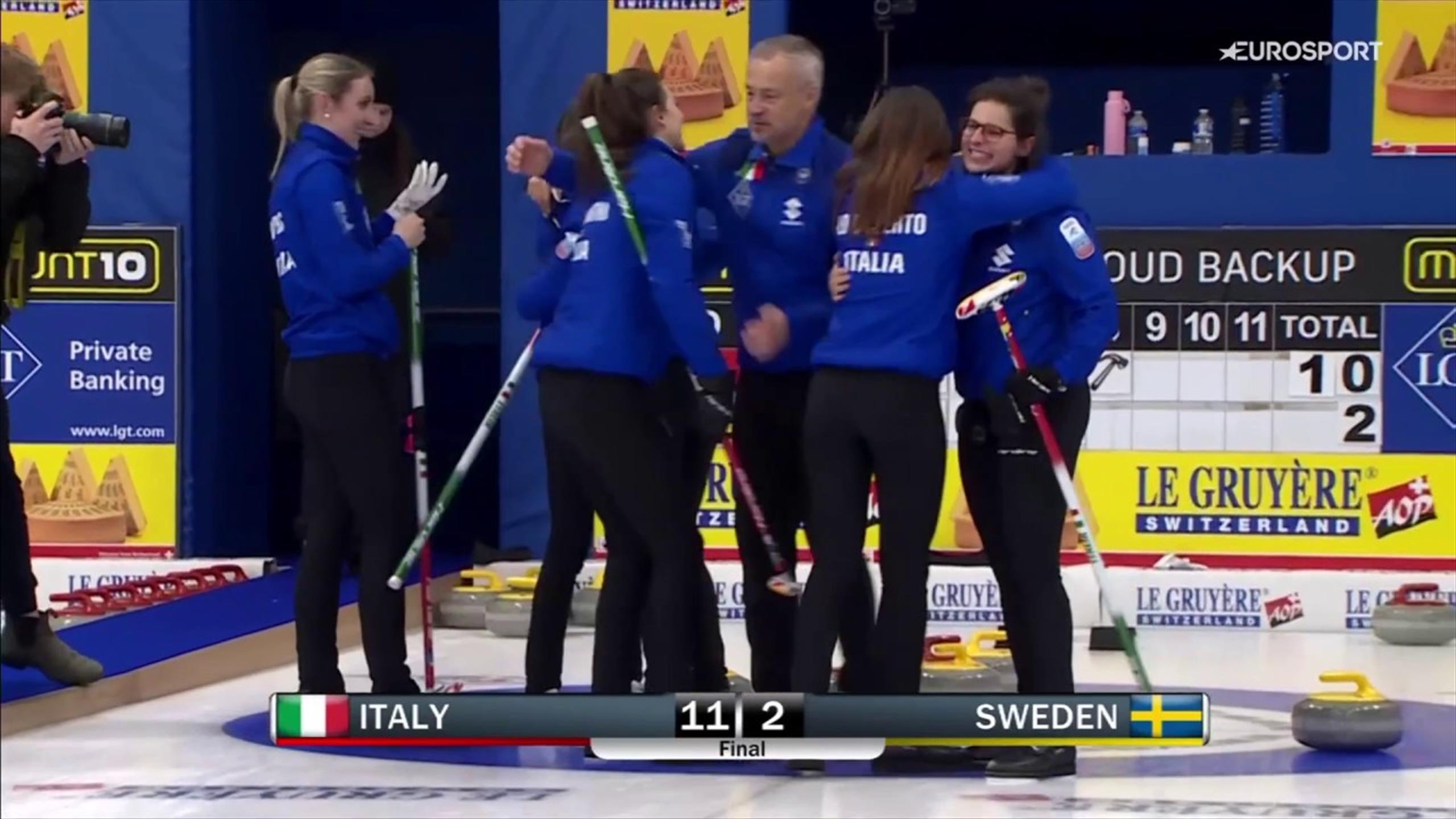 Europei Curling, l'Italia piega la Svezia 11-2 e torna in finale dopo ...