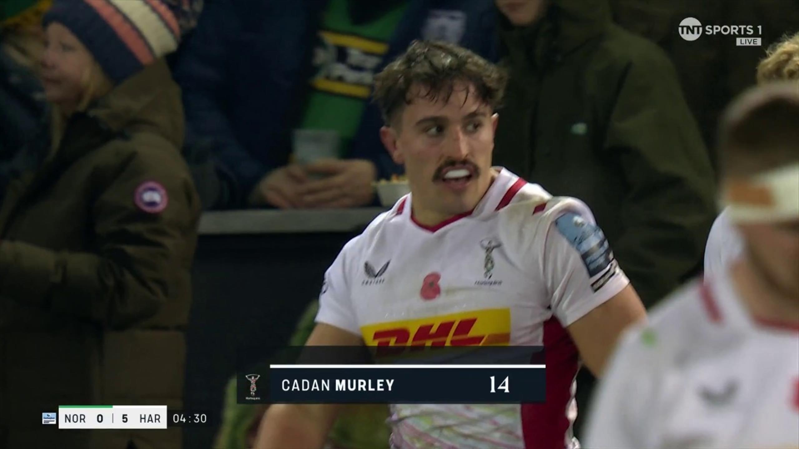 ‘Big start for Quins’ - Cadan Murley goes over to give Harlequins lead ...