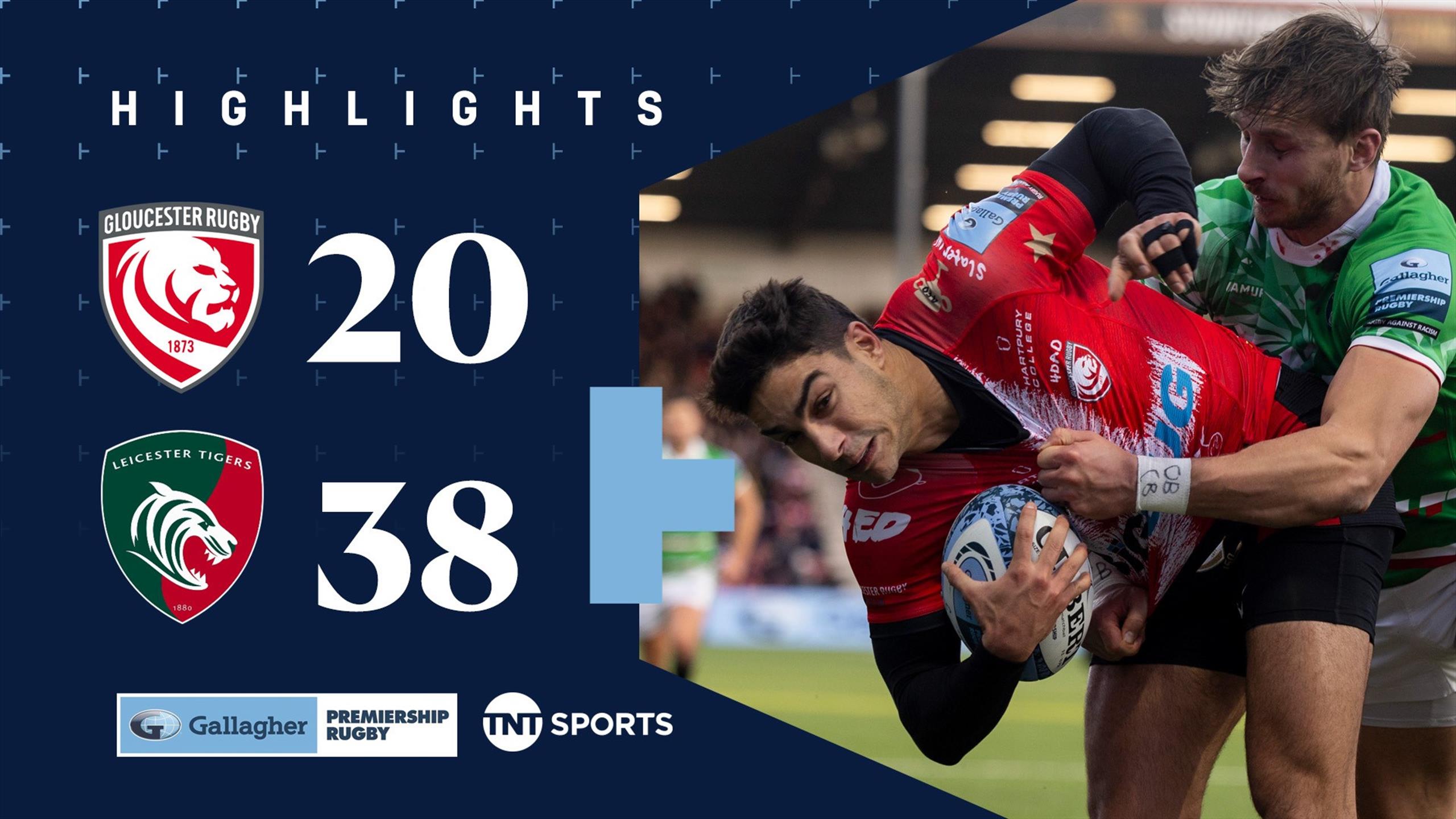 Gloucester 20-38 Leicester - Gallagher Premiership highlights - Rugby ...