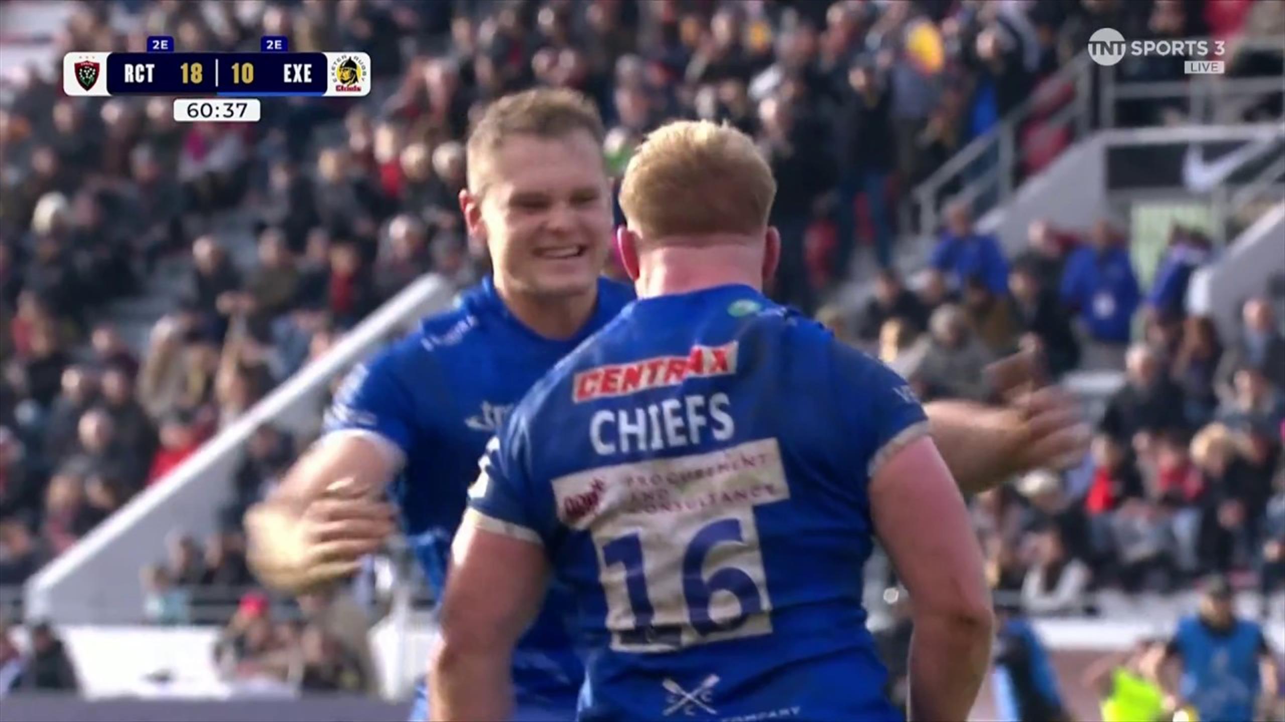 'What an important score!' - Max Norey gets Exeter back into it on his ...