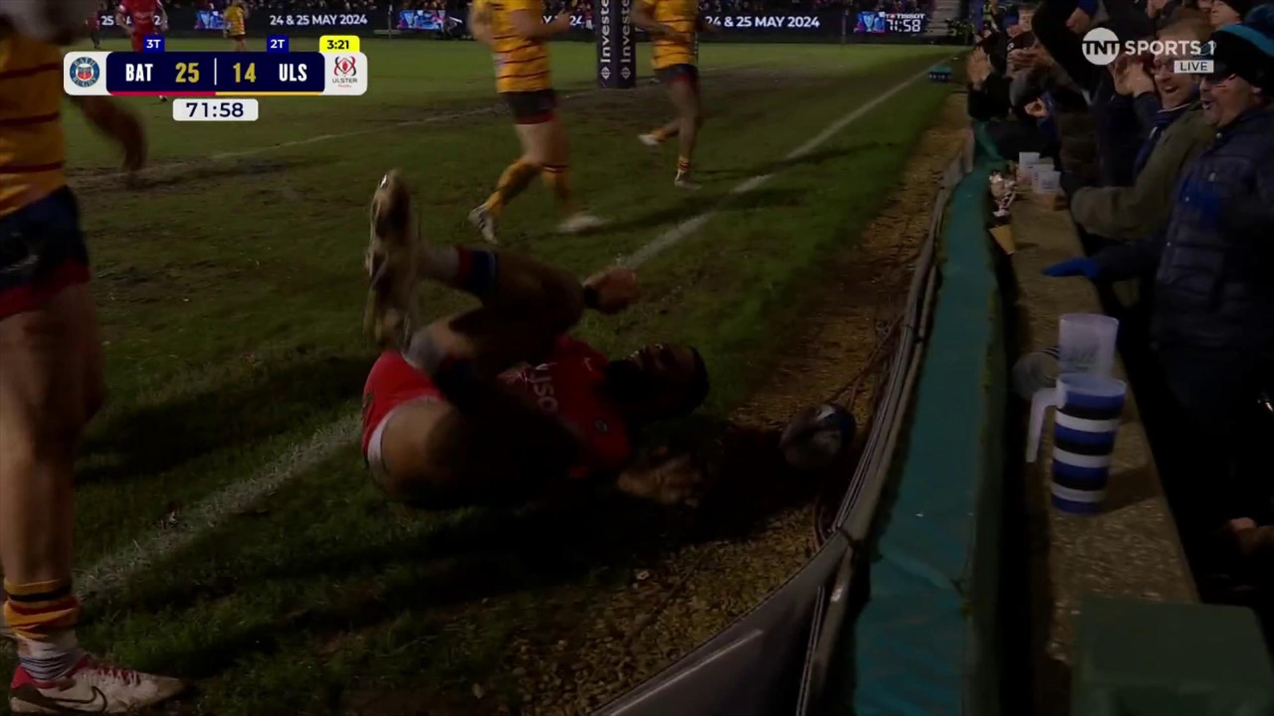 ‘Look at the quality’ - Joe Cokanasiga touches down in the corner as Bath claim impressive win ...