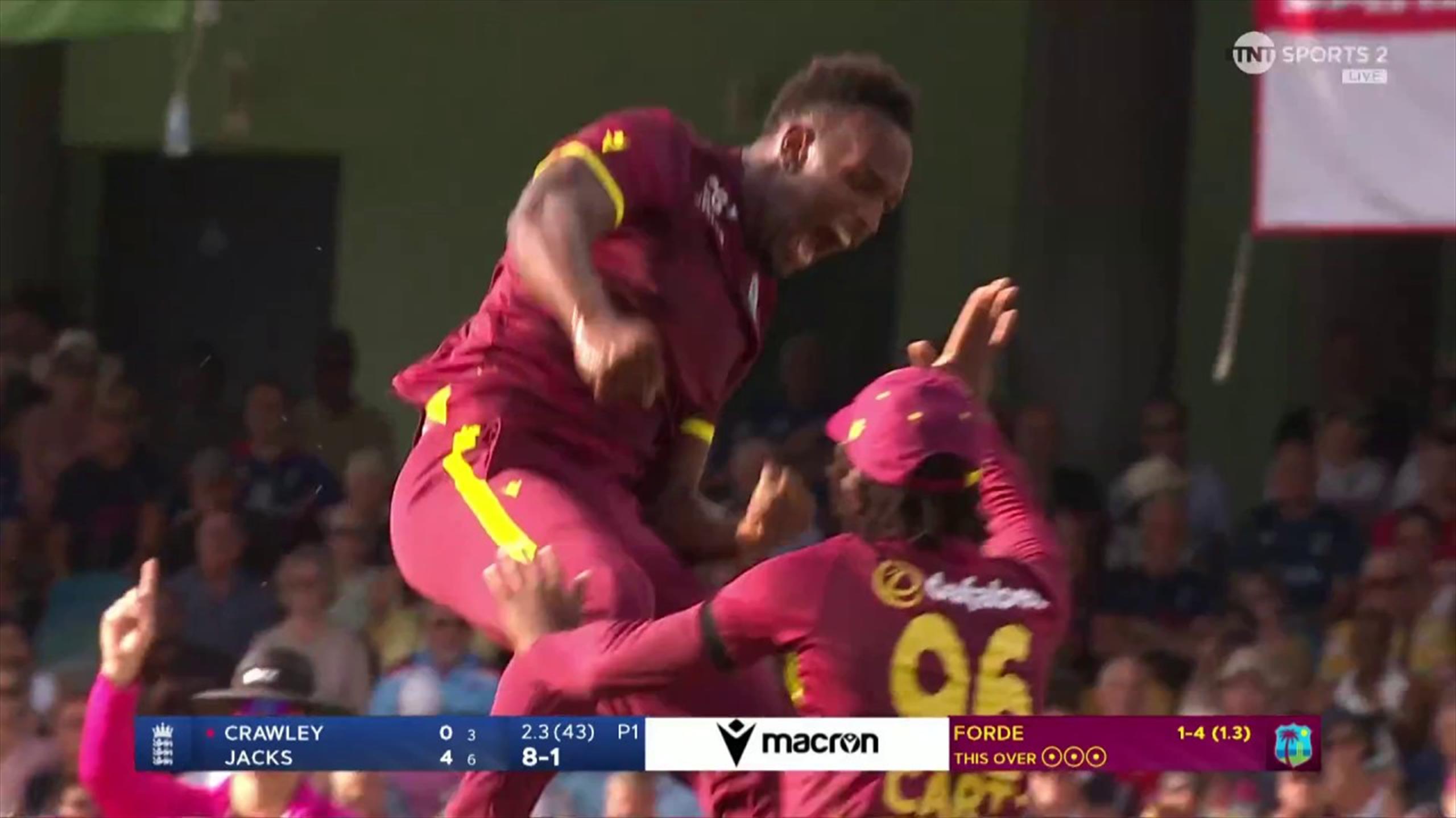 ‘Dream start’ - Matthew Forde removes Zak Crawley on debut for West ...