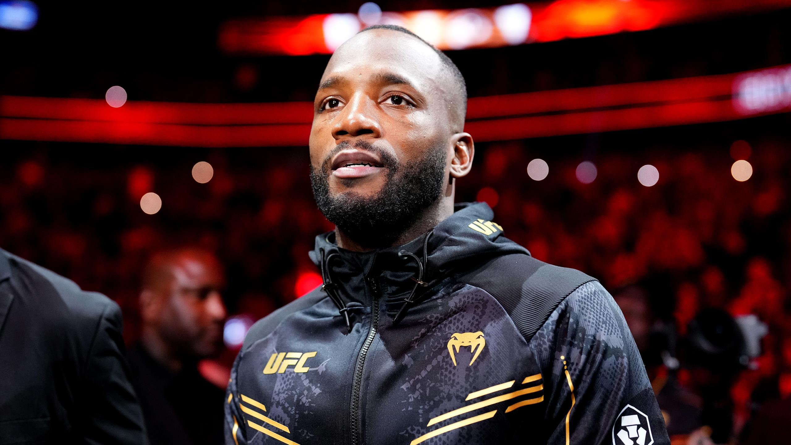 Watch moment Leon Edwards walks out in Las Vegas for UFC 296 ...