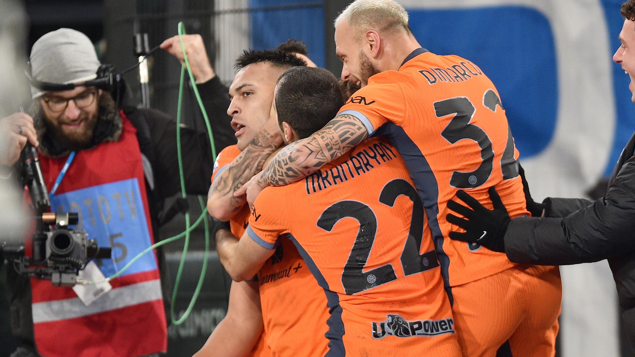 Lazio v Inter - Thuram strikes to double Inter's lead after Martinez ...