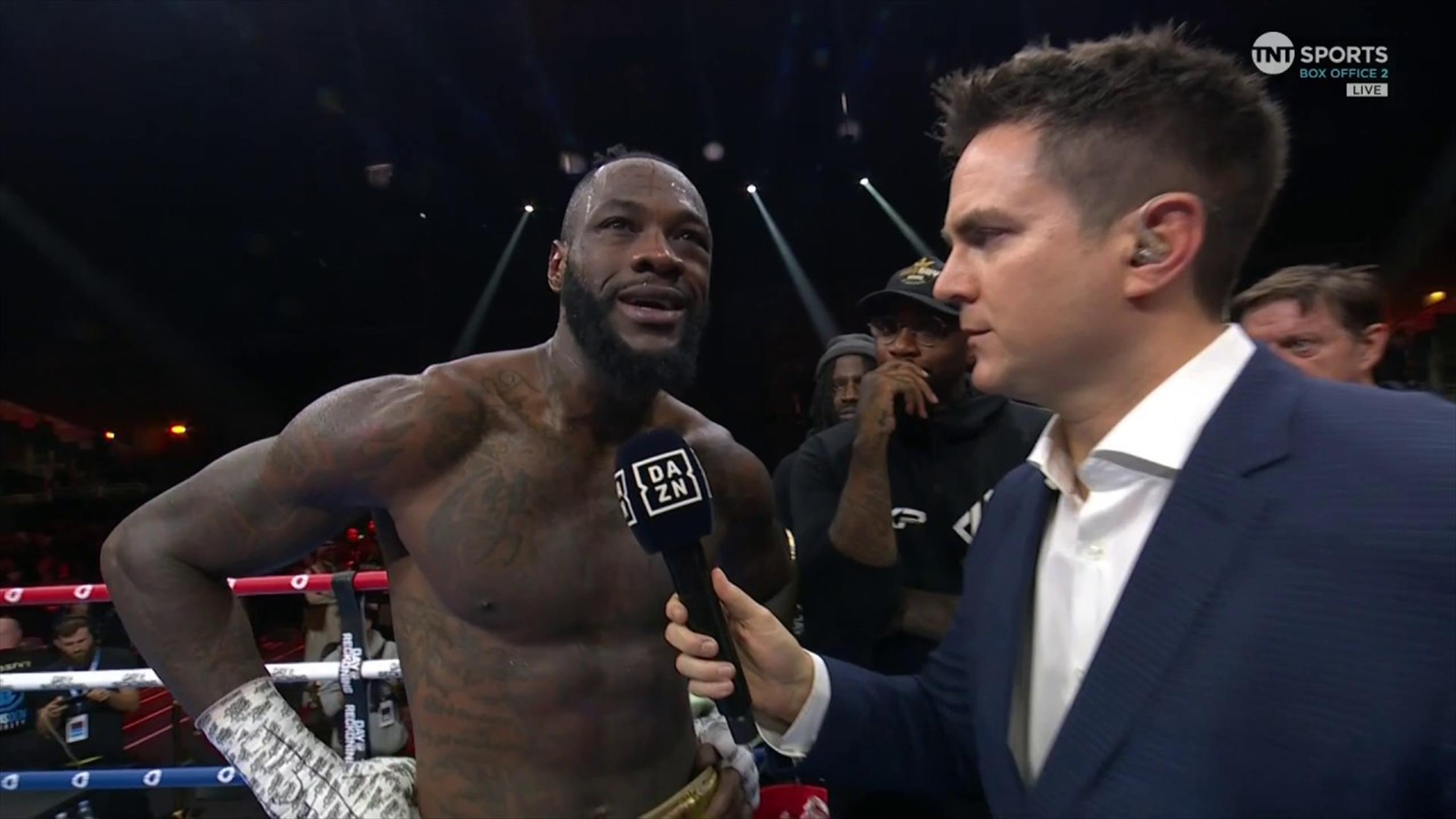 Deontay Wilder remains coy on future after 'Day of Reckoning' loss to ...
