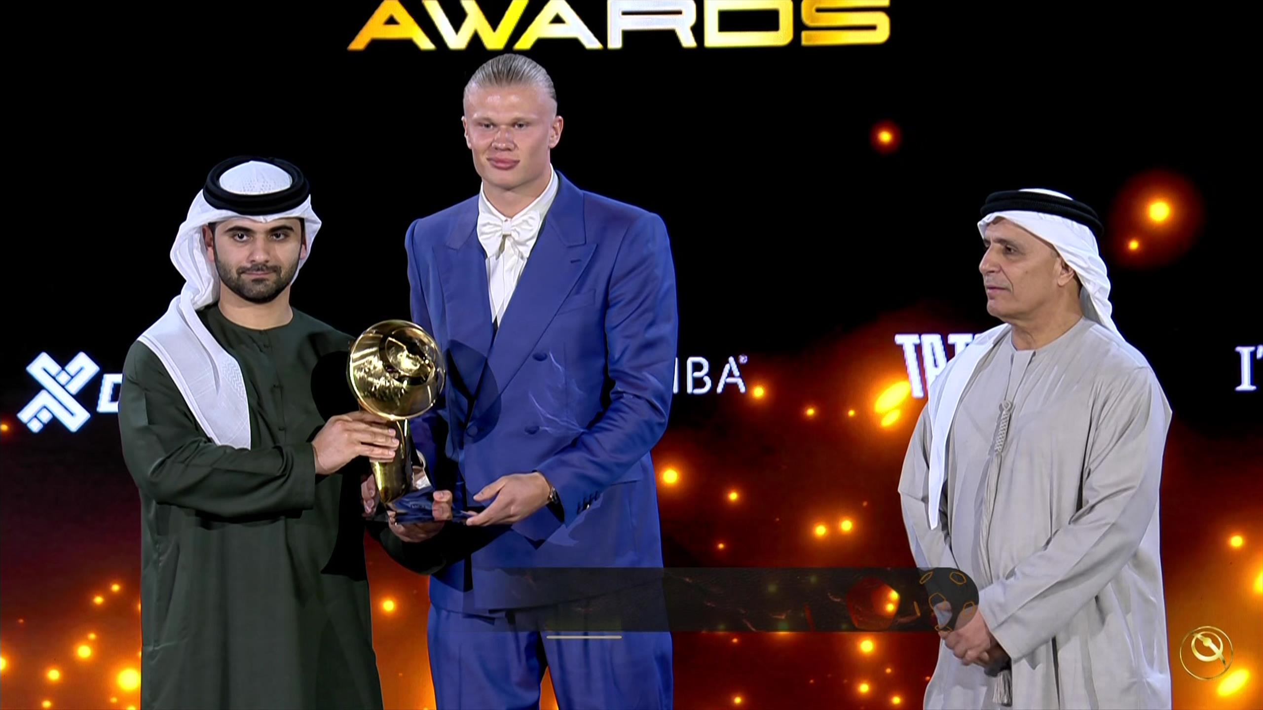 Globe Soccer Awards: Erling Haaland wins Best Men's Player of the Year ...