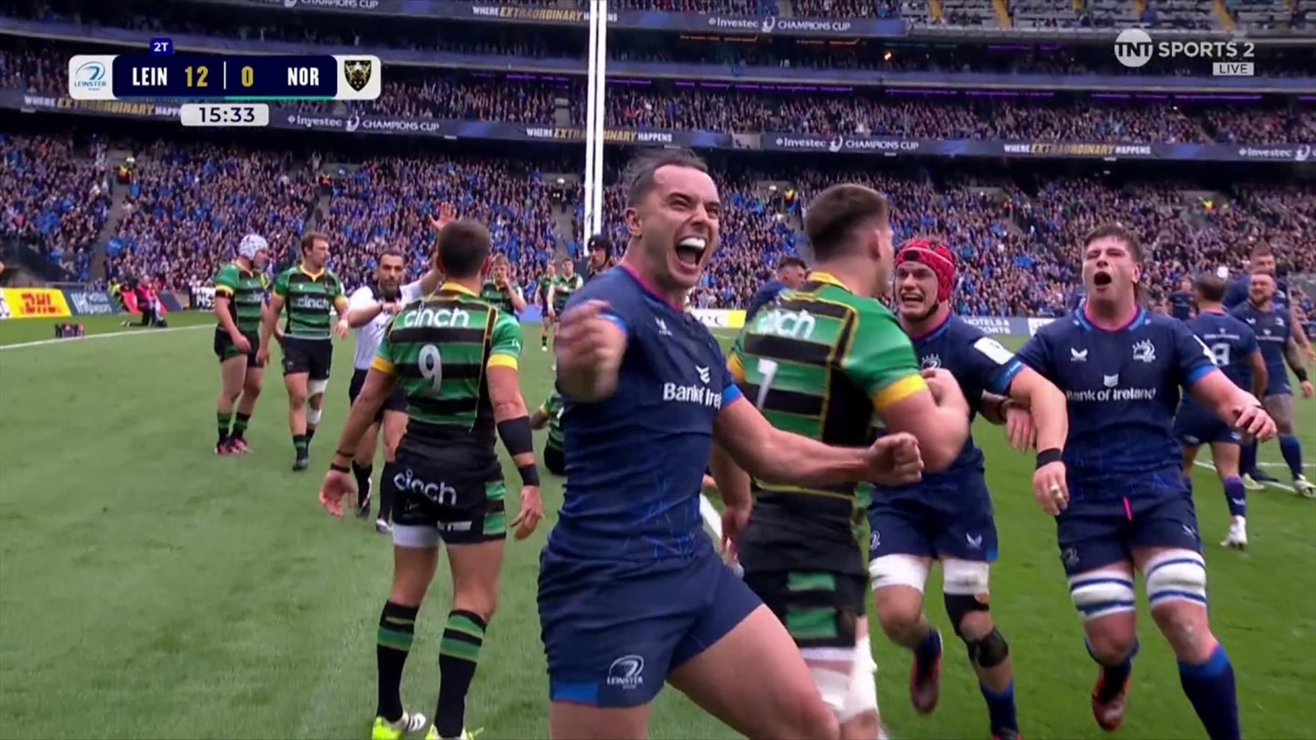 Leinster 20 Northampton Saints 17 result – Investec Champions Cup as ...