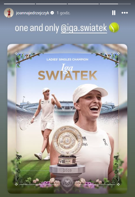 Iga Świątek wygrała Wimbledon 2025. Robert Lewandowski i inni sportowcy pogratulowali jej ...