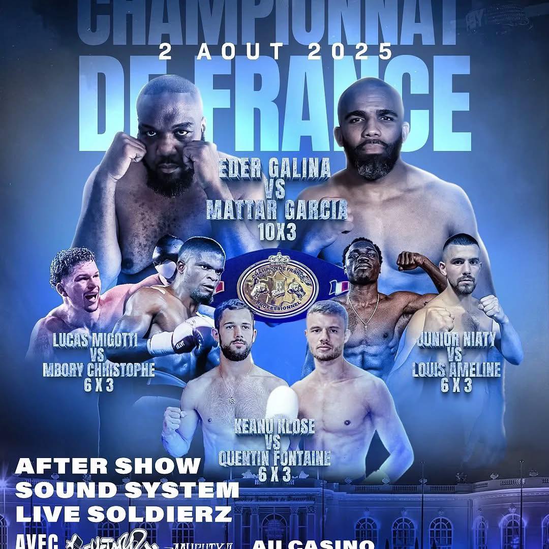 Boxe - Championnat de France : comment suivre le combat Mattar Garcia ...