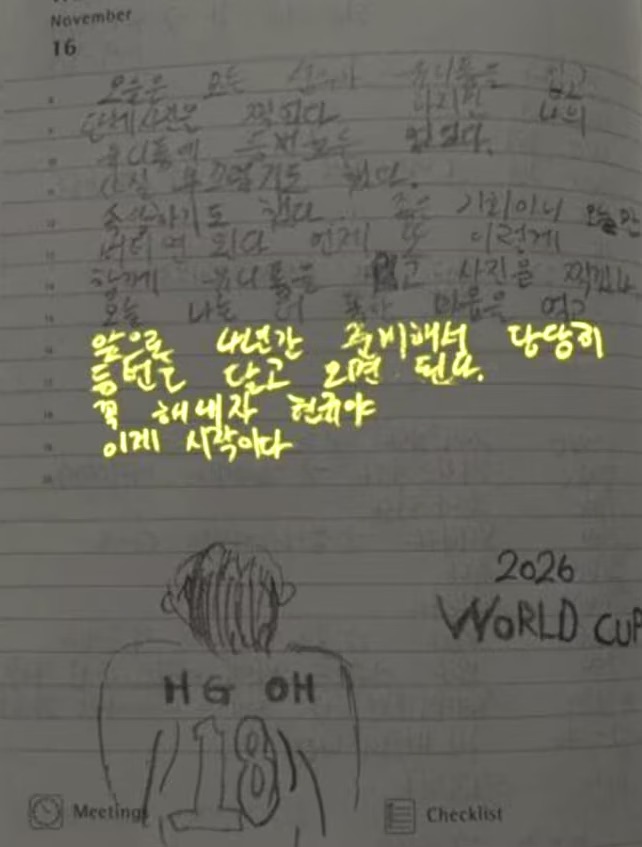 Il diario, il numero 18, il destino: Oh Hyeon-gyu (Corea del Sud ...