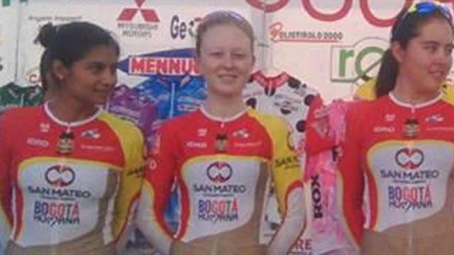 Colombian Women Cycling Team Video: Women's Team Sprint Bronze For GB