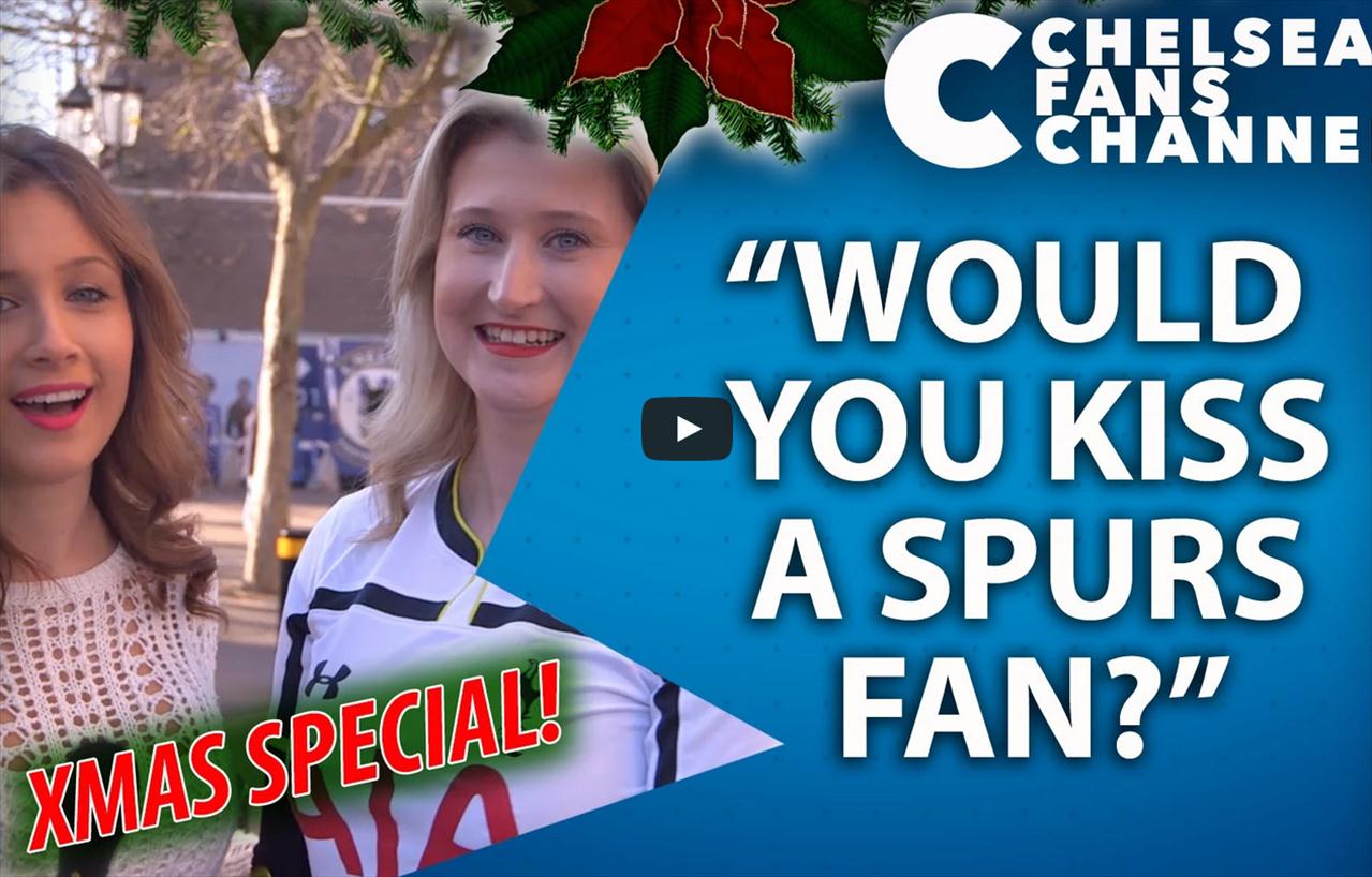 Chelsea fans asked: “Would you kiss a beautiful Tottenham fan” - TNT Sports