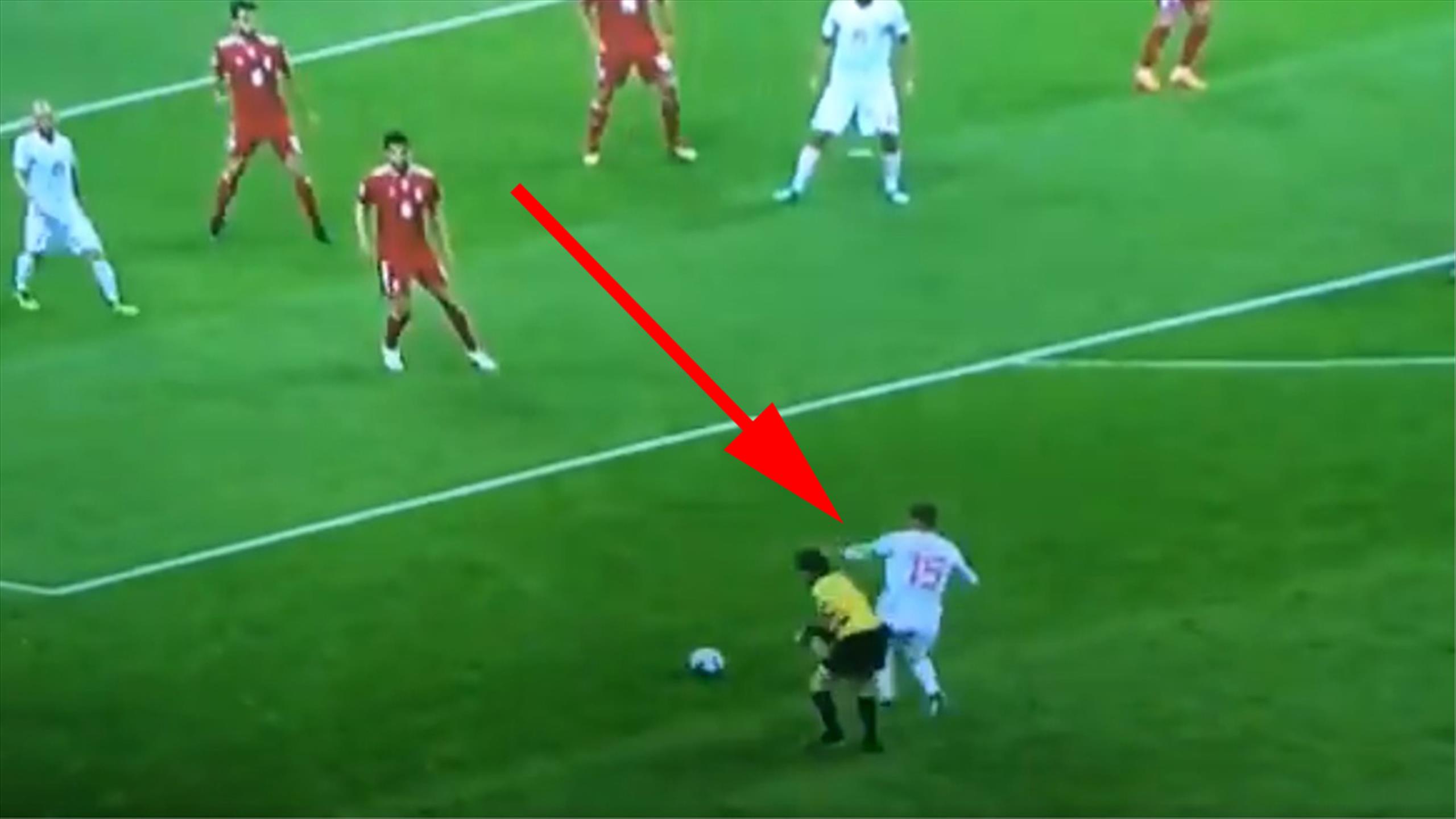 ‘Did you see that?!’ – Sergio Ramos barges referee, fans lose their ...